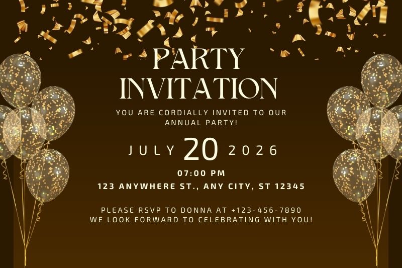 Gala invitation: 20+ ideas, templates, and wording tips