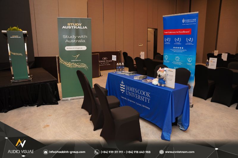 Common standee sizes used in events and exhibitions