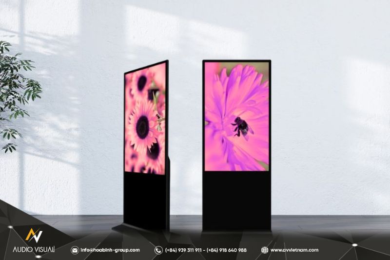 Common standee sizes used in events and exhibitions