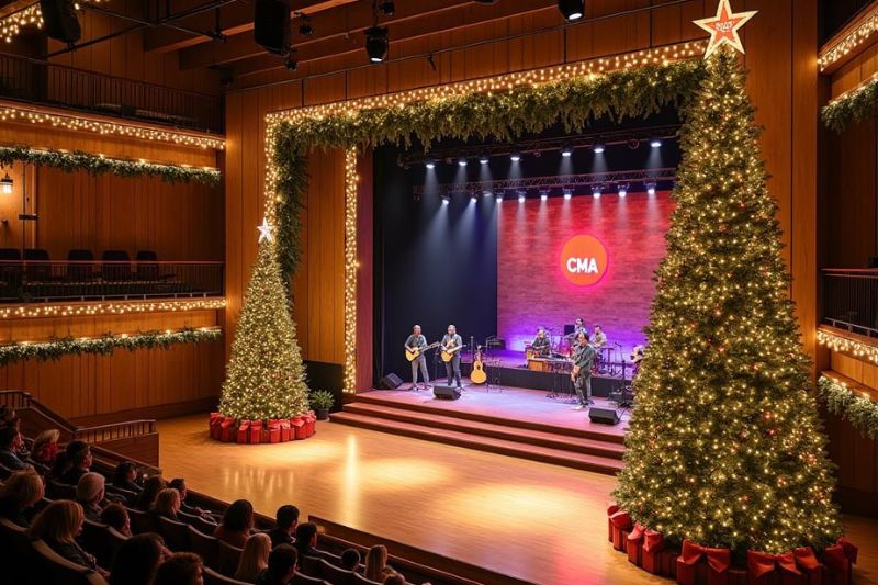 20+ creative and eye-catching Christmas party backdrop ideas