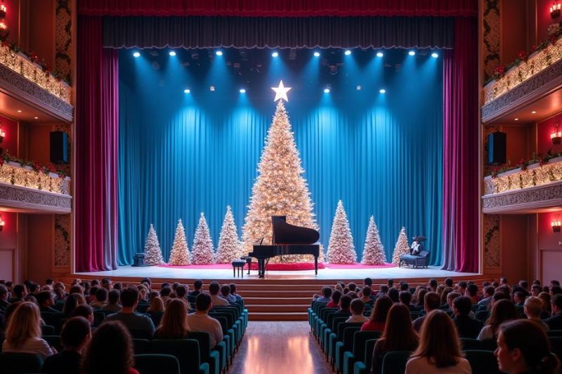 20+ creative and eye-catching Christmas party backdrop ideas