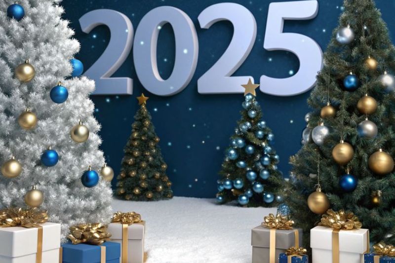 20+ creative and eye-catching Christmas party backdrop ideas