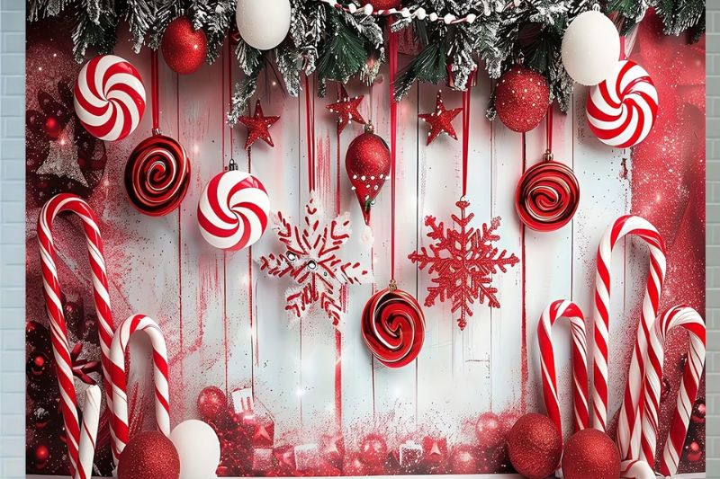 20+ creative and eye-catching Christmas party backdrop ideas