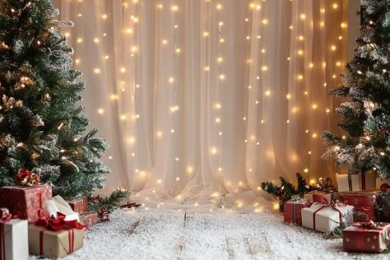 20+ creative and eye-catching Christmas party backdrop ideas